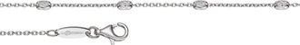 Der Kettenmacher Damen Halskette Ankerkette Ovaline aus Sterlingsilber in der Farbe Silber, L&auml;nge: 45cm, A4-45S