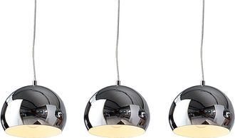 Invicta Interior Designer Hängeleuchte CHROMAGON Kugelleuchte Lampe Leuchte Hängelampe