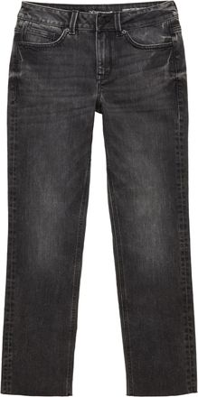 Tom Tailor Damen Elsa Slim Fit Jeans, used dark stone black denim, 27