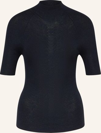 HUGO BOSS Strickshirt Faleri blau