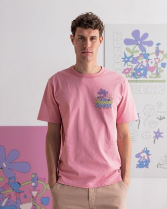 Faguo T-shirt imprim&eacute; blooming rose
