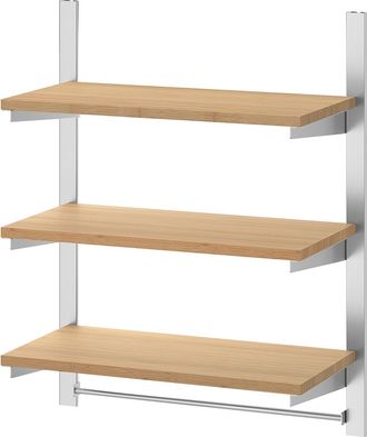 IKEA KUNGSFORS Aufh&auml;ngeschiene, B&ouml;den + Stange