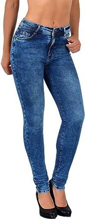ESRA Jean Femme Skinny High Waist Jeans Femmes Taille Haute Pantalon Grande Tailles S700