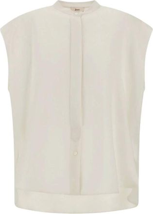Herno Femme, Blouses et Chemises, Blanc, Taille: 34 FR Blouse