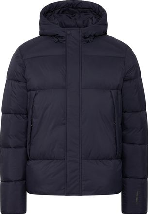 Casual Friday CFAustin Herren Winterjacke Jacke Herrenjacke mit Kapuze Druckkn&ouml;pfe Rei&szlig;verschluss Regular fit, Gr&ouml;&szlig;e:L, Farbe:Dark Navy (194013)