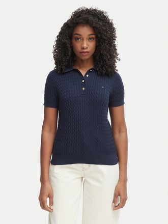 Tommy Hilfiger Poloshirt WW0WW41474 Dunkelblau Regular Fit