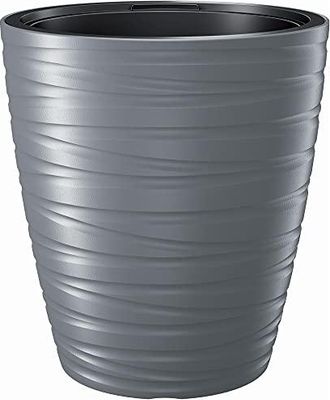 Prosperplast PETA mit Ablagerung 68L Kunststofflabyrinth in Graustein 47,5 (L&auml;nge) x 47,5 (Breite) x 52,3 (hoch) cm