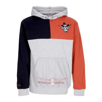 Mitchell & Ness Texas Longhorns Fleece Hoodie Grau/Orange - - Sweatshirts & Hoodies - Herren - Mehrfarbig - M