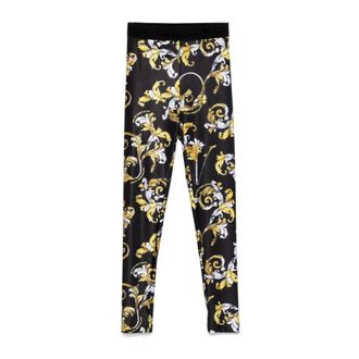 Versace Jeans Couture Logo-Bund Allover-Print Hose - - Trousers - Damen - Mehrfarbig - L