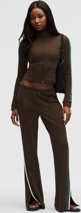 lululemon Striped Slim-Fit Mid-Rise Track Pant pour Femmes - Taille 2XS