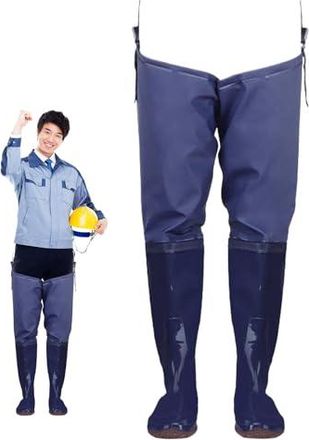 Generic Waders hip pour femmes, pantalon de p&ecirc;che avec des bottes | Waders hanche stockfoot avec des bottes,Pantalon de capture de canards chaussures deau pou