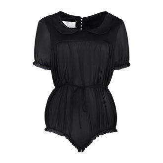 Maison Margiela Damen, Jumpsuits & Playsuits, Schwarzk, LGr&ouml;&szlig;e