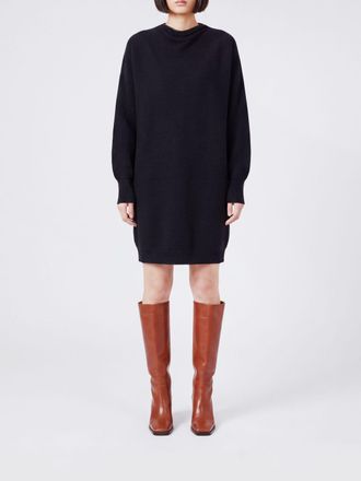 Brunello Cucinelli Strick-Minikleid aus Wolle, Kaschmir und Seide mit Monili-Stickerei