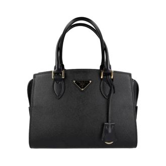 Prada Lederhandtasche mit Rei&szlig;verschluss - - Bags - Damen - Schwarzk - ONE SIZE