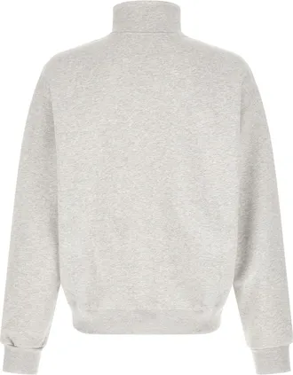 Jacquemus Cotton Fleece Logo Patch Sweatshirt - Grey