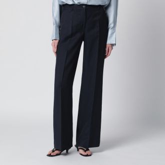 P.A.R.O.S.H. Blaue Hose aus Viskose