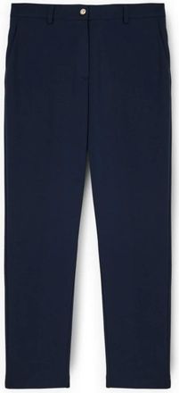 Motivi Femme, Pantalons, Bleu, Taille: 36 FR Pantalon Chino en Jersey Cr&ecirc;pe