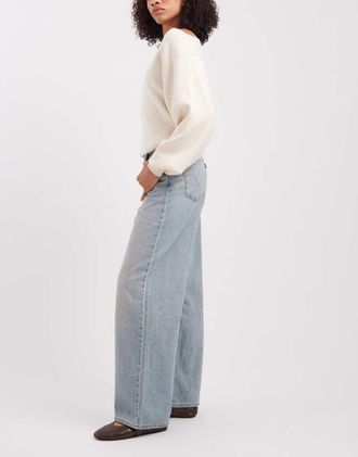 Levi's jean baggy cintr&eacute; d&eacute;lav&eacute; &agrave; lacide-Bleu