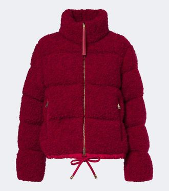 Moncler Daunenjacke Trascendance aus Boucl&eacute;