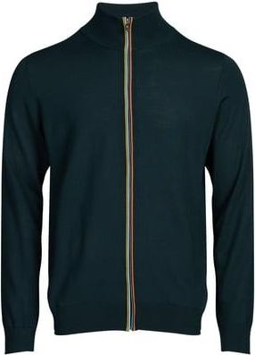 Paul Smith Giet zipp&eacute; &agrave; col montant en laine m&eacute;rinos