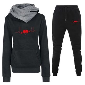 Generic Surv&ecirc;tement deux pi&egrave;ces en velours pour femme - Pantalon &agrave; jambes larges - Haut court &agrave; manches longues - Ensembles assortis - Tenues de voyage - Cara