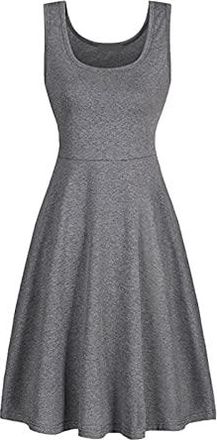 Generic Robes amincissantes pour femmes, robe d&eacute;contract&eacute;e &agrave; imprim&eacute; floral pour lext&eacute;rieur, la maison, &agrave; manches courtes, t-shirt mince, col en V fronc&eacute;, min