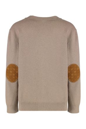 Bottega Veneta Mens Cashmere Cardigan Beige Cardigans Sweater