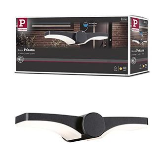 Paulmann 94766 Applique dextérieur LED Pekana IP44 2x6W 2x480lm 300x130mm Anthracite aluminium 3000K résistant à leau de mer applique Outdoor