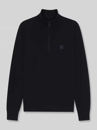 Boss Orange by Hugo Boss Regular Fit Troyer aus Baumwoll-Mix Modell Kanobix