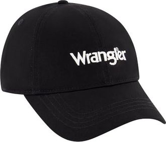 Wrangler Logo Cap Casquette de Baseball, Noir, Taille Unique Mixte