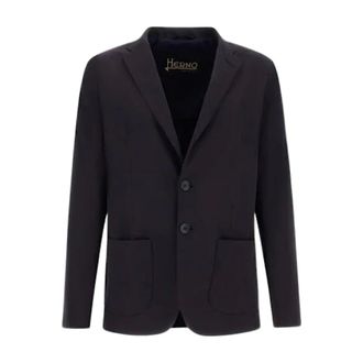 Herno Homme, Vestes, Bleu, Taille: 2XL Seer-crease Blazer