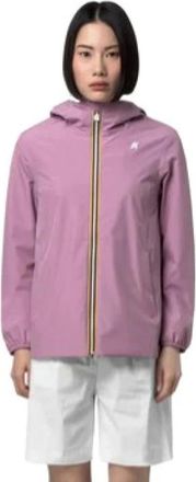K-Way Femme, Vestes, Violet, Taille: 42 FR Marguerite Stretch Poly Jersey