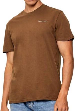 Tommy Hilfiger T-Shirt Marron Homme TJM Slim