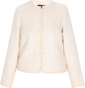 Faina Jacke Frauen cremefarben