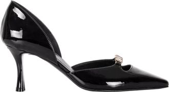 Baldinini Femme, Chaussures, Noir, Taille: 39 EU Escarpin en cuir &agrave; bout pointu