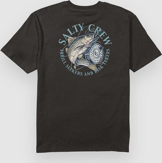 Salty Crew Reel Fly Classic T-Shirt black