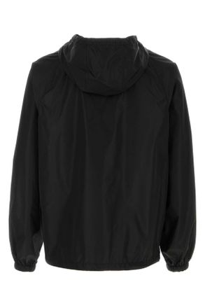 Burberry Mens Black Nylon Windbreaker Polyamide (nylon) Giubbini Jacket