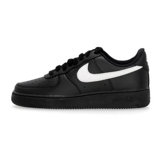 Nike Schwarz/Wei&szlig;er Low-Top-Sneaker Air Force 1 - - Sport - Herren - Schwarzk - 43 EU