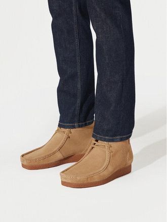 Clarks Schn&uuml;rschuhe Shacre Boot 26159438 Beige