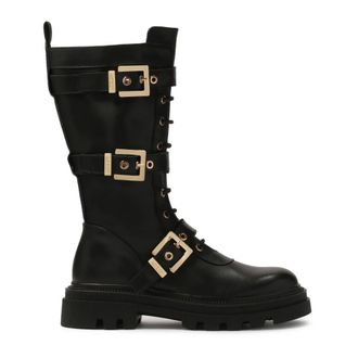 Kazar Stiefel mit hohem Schaft und fester Sohle - - Shoes - Damen - Schwarzk - 40 EU