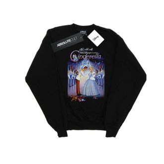 Disney Cinderella Collage Poster Sweatshirt f&uuml;r Damen (Schwarz)
