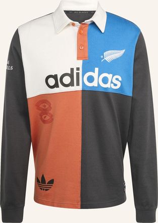 adidas Originals Adidas Originals Adidas Originals & All Blacks Heritage Rugby Poloshirt grau