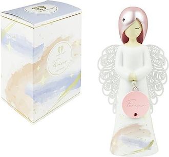 Enesco You Are an Angel - Engelsfigur Glück, 155 mm, Gemustert