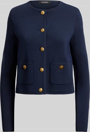 Lauren Ralph Lauren Regular Fit Blazer aus Viskose-Mix mit Kn&ouml;pfen
