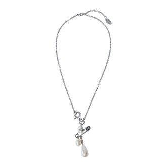 Vivienne Westwood Collier Argent Motif Orb - Femme - Accessoires - Gris - Taille: ONE Size