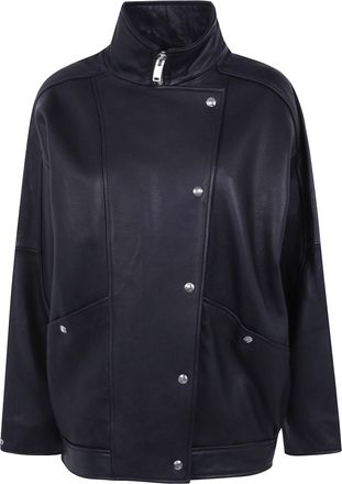 Anine Bing Leather Jacket Sandy