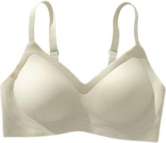 Generic Soutien Gorge Invisible Soutien Gorge sans Armature Brassiere Femme sans Armature De Classique Grande Taille Seamless Pas De D&eacute;bordement C&ocirc;t&eacute;s Push Up