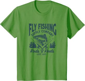Trendy Apparel Fly Fishing Rods & Reels Supply Company T-Shirt