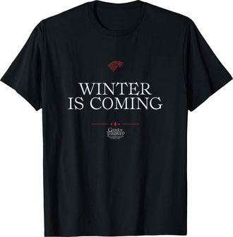 Game of Thrones Winter is Coming Text T-Shirt