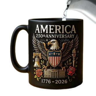 Generico Patriotische Gl&auml;ser: Porzellan-Beh&auml;lter, 330 ml, Druck Nummer 250, Marine-Korpus, Veteranen-Feier, Dekoration, Tag